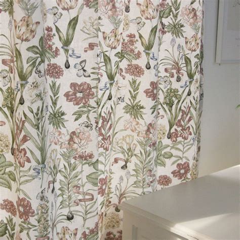 11맞춤제작 르누아 보태니컬 인테리어 린넨 커튼거실 창문 다용도 공간분리 가리개 가림막 아이방 감도 깊은 취향