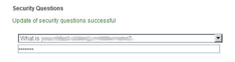 Managing Your Security Questions