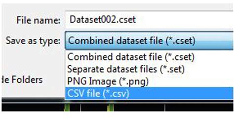 Convert The Trace Data In A Dataset File SET To A CSV File Rohde Schwarz