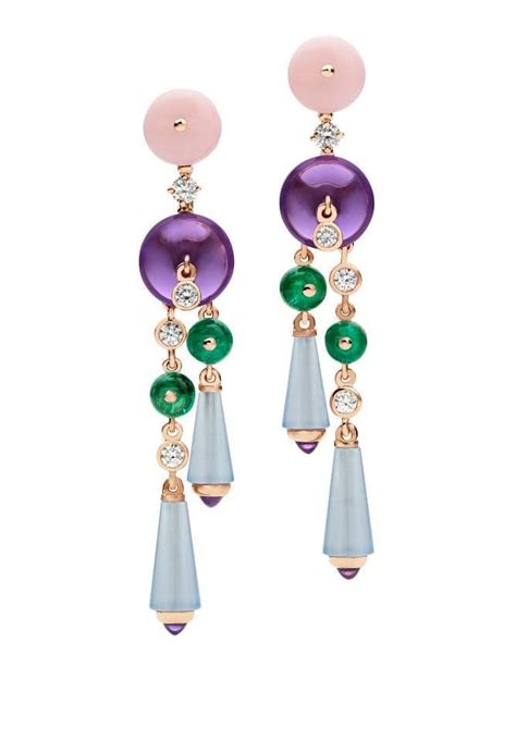 Bulgari posted a few of their high jewelry pieces from the collection ...