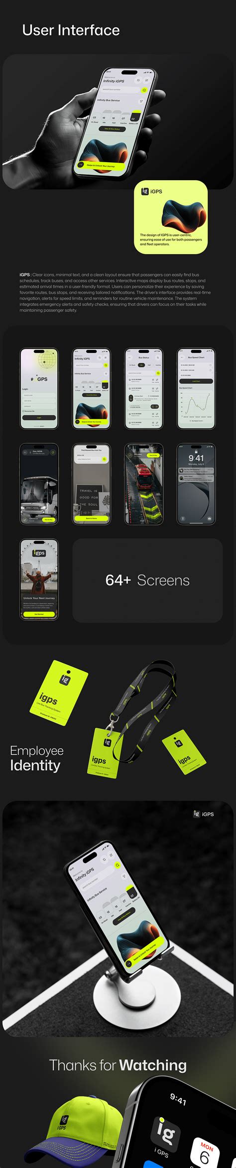 igps mobile app and ui ux design behance