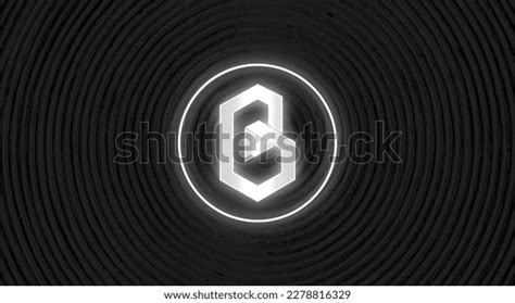 Band Protocol Coin Symbol Abstract Background Stock Illustration