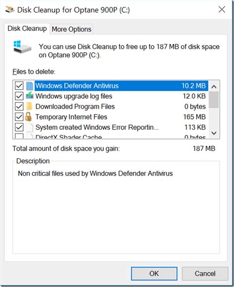 Windows Disk Cleanup Glenn Berry