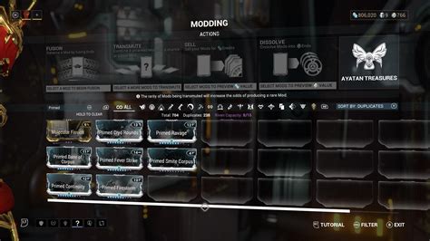 Missing Tribute Mods Rwarframe