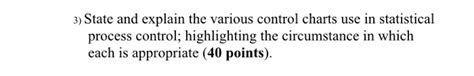 Solved Given The Following Control Chart Would You Say Chegg