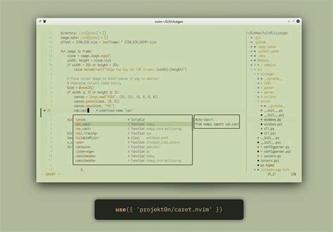 [oc] caret nvim the timeless colorscheme for neovim r neovim