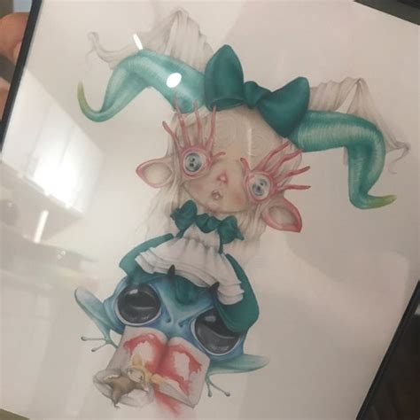 Isa Onna Art Print Mermaid Pop Surrealism Yokaï Japan Pirate Skull