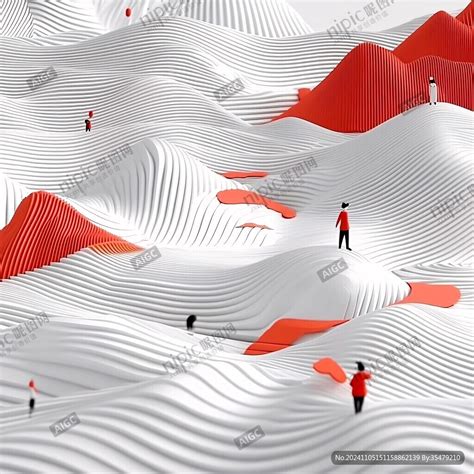 Ai创作图高清抽象时尚简约山水 抽象沙漠线稿 阿拉善旅游线描插画 新中式线条山水意境 鸣沙山插画 新中式线条山 3d风景膨胀图案 几何山水 高端山水线包装插画 白色概念山体 图案肌理荒漠 意境