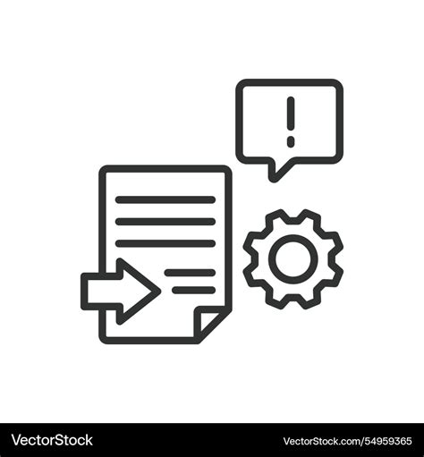 Enhanced Logging Icon System Monitoring Vector Image