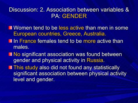 Prevalence Of Physical Activity And Barriers To Physical Activity Among Yerevan Adult Population