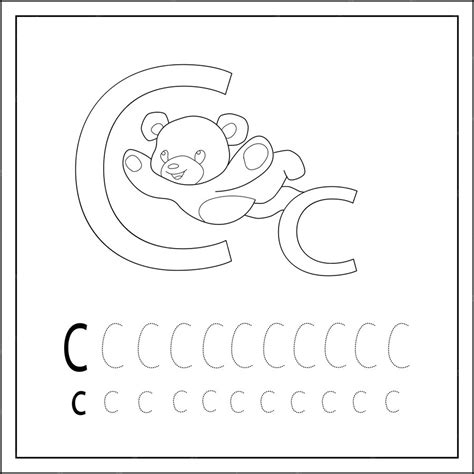 Desenhos De Planilha Pré Escolar De Letras De A A Z Do Alfabeto Para