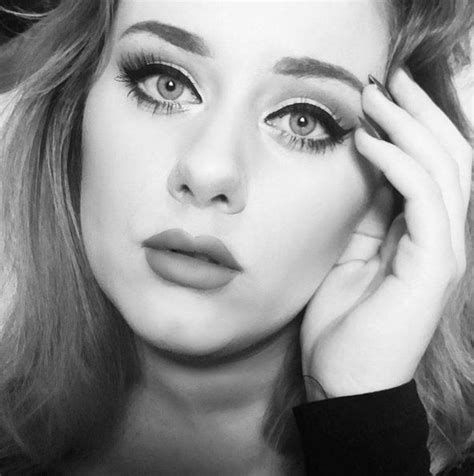 This Flawless Adele Makeup Look Isnt Actually On Adeles Face Adele Makeup Adele Face Adele