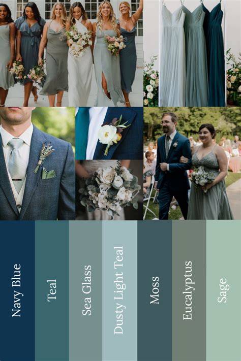 Wedding Theme Color Schemes Sage Wedding Colors Wedding Color Pallet