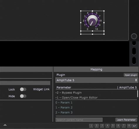 mapping widgets in amplitude plugins gig performer community