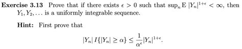 Solved Exercise 3 13 Prove that if there exists ϵ 0 such Chegg com
