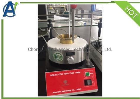 Astm D92 Cleveland Open Cup Flash Point And Ignition Point Test Machine