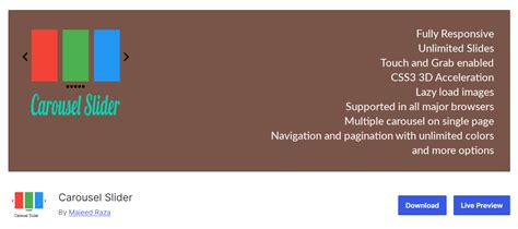 Top Card Carousel Widgets Plugins For Websites In 2025