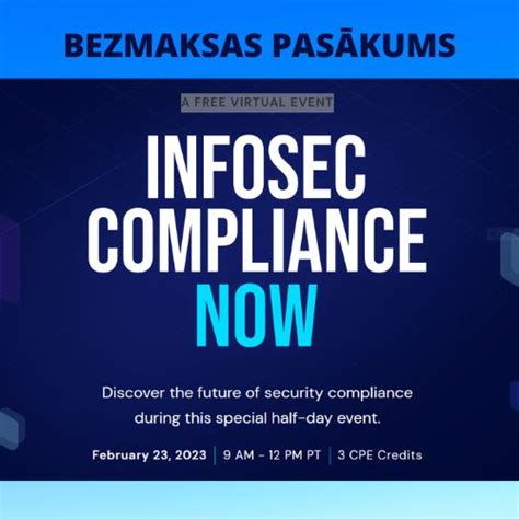 Infosec Compliance Now Iekšējo Auditoru Institūts