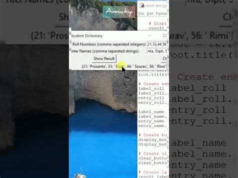 Create Dictionary Program Python Tkinter Help Newsong Coding Learning YouTube