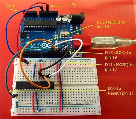Upload Sketch To Atmega328p Using Uno As Bridge 3rd Party Boards