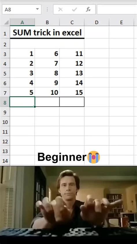 31k Views · 36k Reactions Sum Trick In Excel 💯 Exceltutorial Exceltips Exceltricks