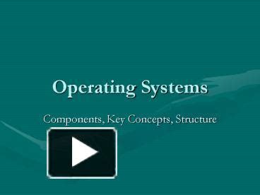 PPT Operating Systems PowerPoint Presentation Free To View Id E ODI M