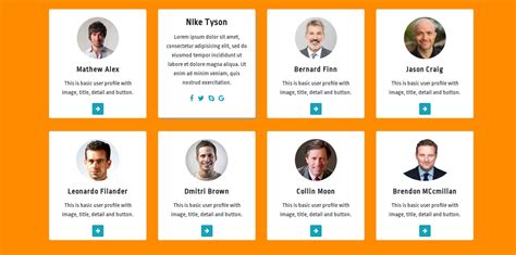 Bootstrap Card Template