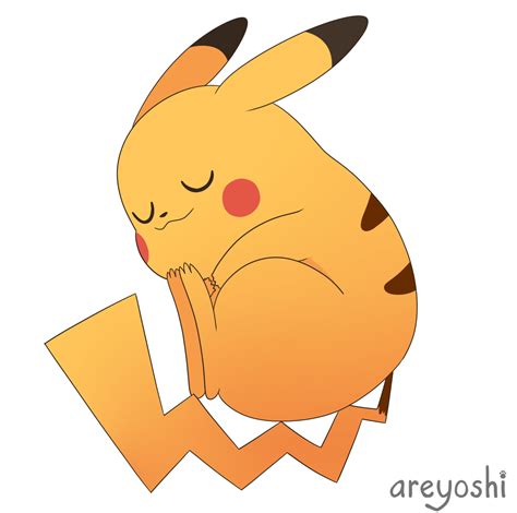Pikachu Sleeping Chibi