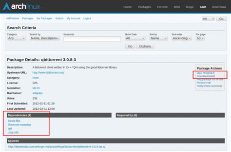 how to install manually a program from aur arch user repository