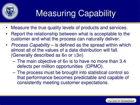 Ppt Chapter 9 Capability And Rolled Throughput Yield Powerpoint