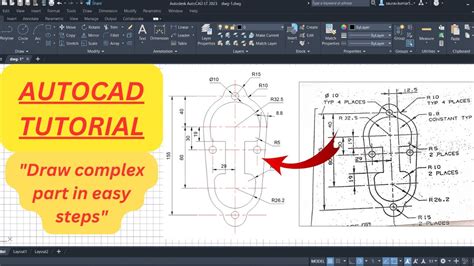 Master Autocad Drawing Complex Parts Made Easy Step By Step
