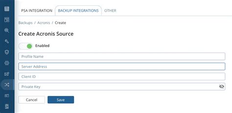 Integrating With Acronis Api Backup Radar