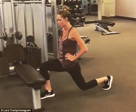 Lara Trump Shows Off Her Muscular Arms During Workout Daily Mail Online