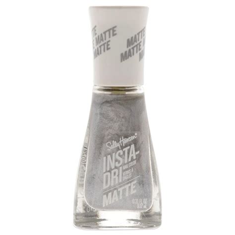 Sally Hansen Insta Dri Matte Metallics Smokey Silver 0