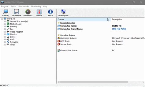 How To Use Hwinfo 32 64 Bit Settings Instructions