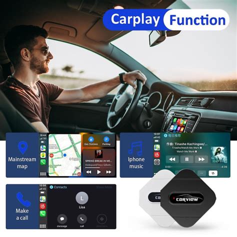 Bil OEM Kablet Carplay Til Trådløs Carplay USB Plug And Play Ai Box ...