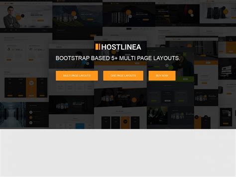 Template Web Profesional Hostlinea Plantillas HTML Gratuitas