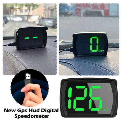 HUD GPS HEAD Up Display Speedometer Odometer Car Digital Speed MPH UniversaT га EUR
