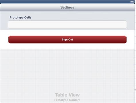 Xcode Ios Tableview With Redgradient Clear Button Stack Overflow