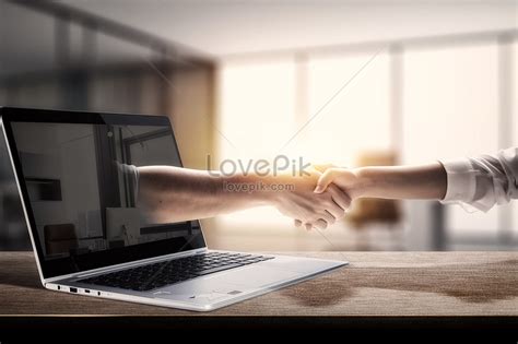 온라인 비 즈 니스 협력 배경 사진 및 창의적인 일러스트 무료 다운로드 Lovepik