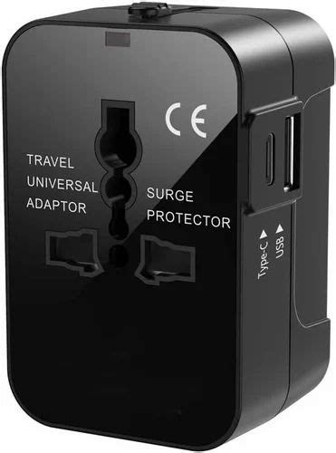Black Current 3 1A International Charger Adapter Type C Adapte Type C Travel At 499 Piece In