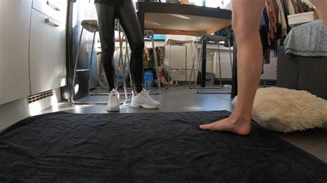 Trampling In Fila Disruptor And Smoking Cigarettes Creation Crush Clips Sale