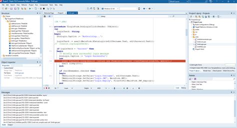 Error Reading LoginForm CSSLibrary Property CSSLibrary Does Not Exist Foods TMS WEB Core