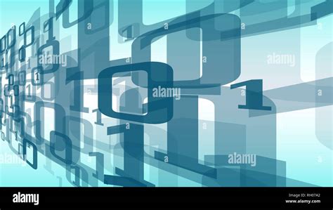 Binary Code Algorithm Vector Abstract Art Design Stock Vector Image Art Alamy