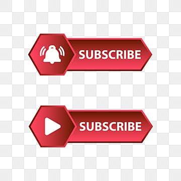 Youtube Subscribe Button Vector Hd PNG Images, Subscribe Youtube Metal ...