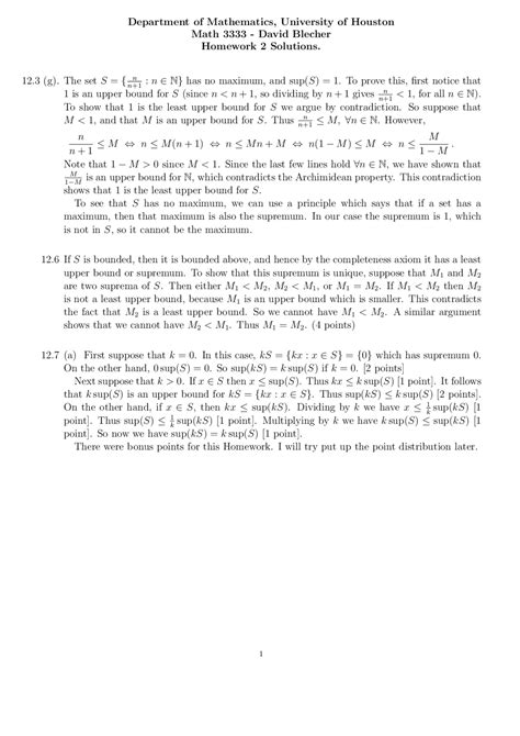 3 solved problems on intermediate analysis homework 2 math 3333