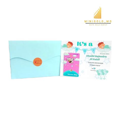 Jual Kartu Ucapan Lahiran Bayi Lahir Baby Born Amplop Shopee Indonesia