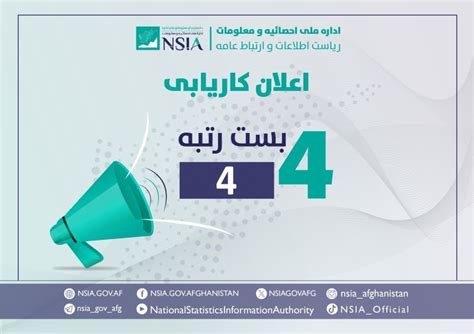 اطلاعیه کاریابی اداره ملی احصائیه و معلومات ۴ بست خالی چهارم تفتیش داخلی را به رقابت آزاد