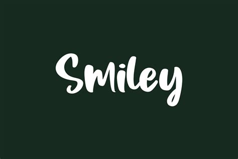 Smiley Free Font 01 Fonts Shmonts