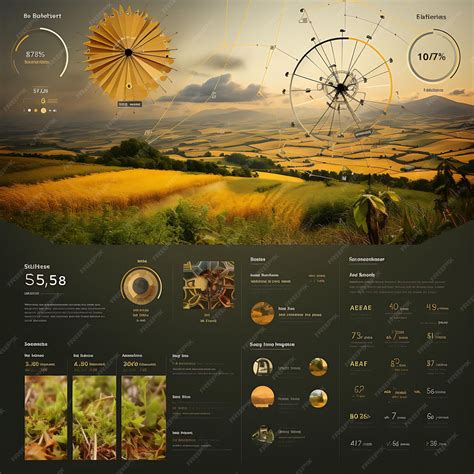 Premium Photo Web Dashboard Agriculture Crop Monitoring And Yield